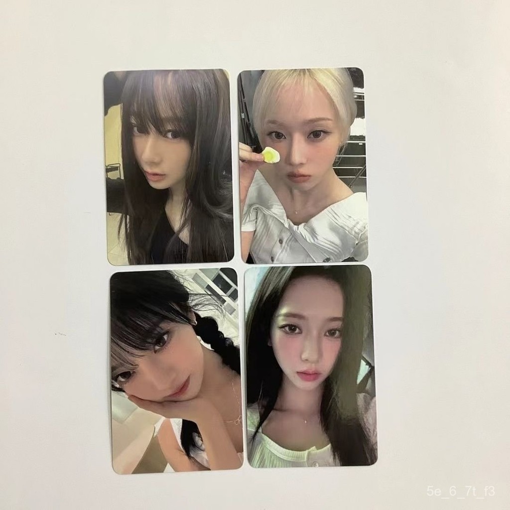 Thẻ ảnh Ryu Jimin chính hãng, thẻ ảnh mùa đông vàng Yuzu k4Chữ ký mùa ...