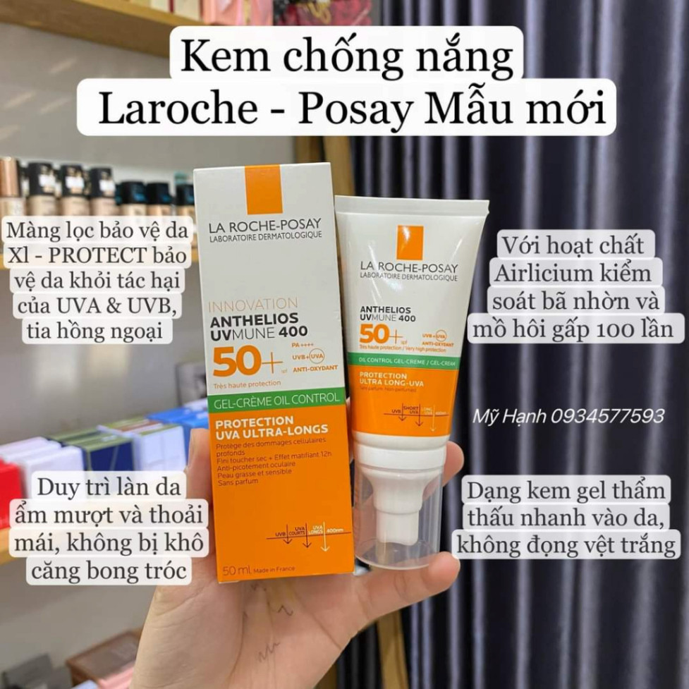 Kem chống nắng La Roche-Posay Anthelios UV Mune 400 Oil Control Gel Cream chính hãng ...