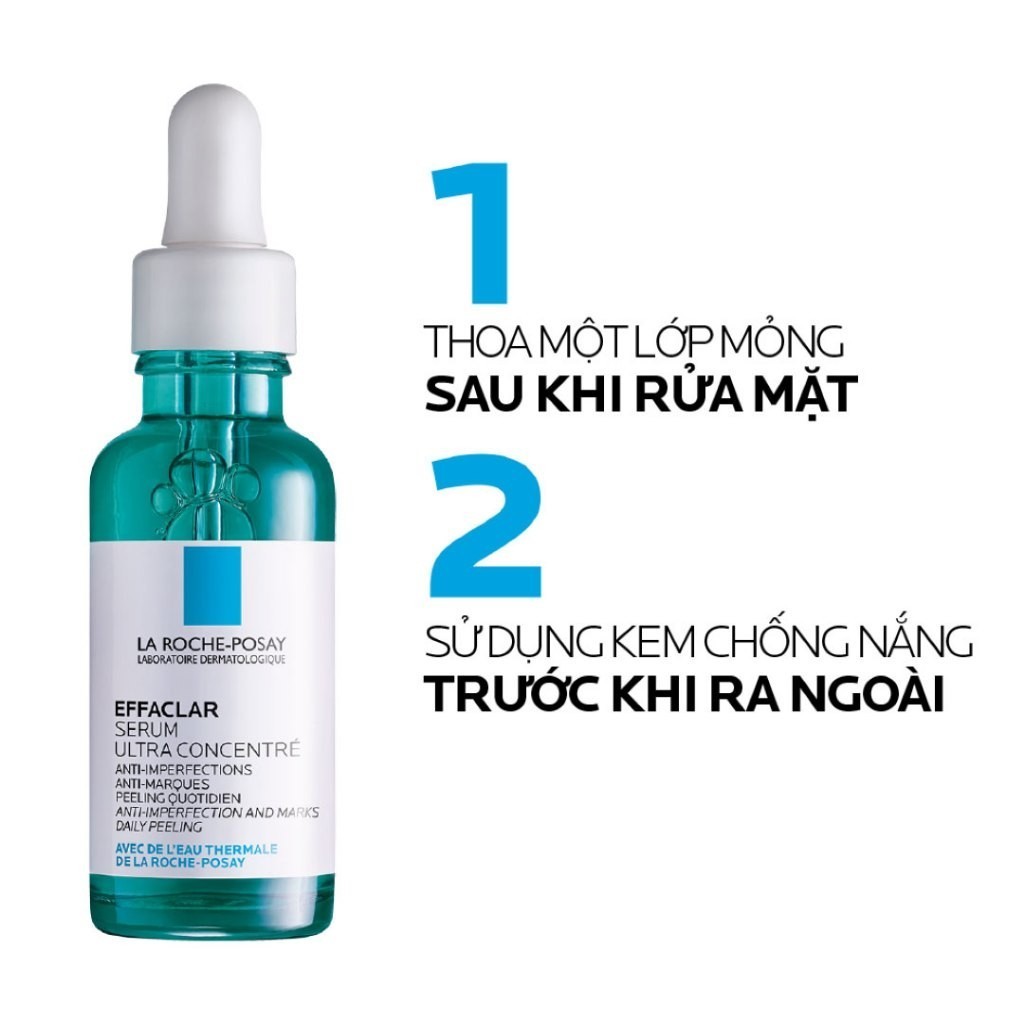Tinh Chất La Ro.che-Po.say Giảm Mụn 3 Tác Động Effaclar Serum 30ml ...