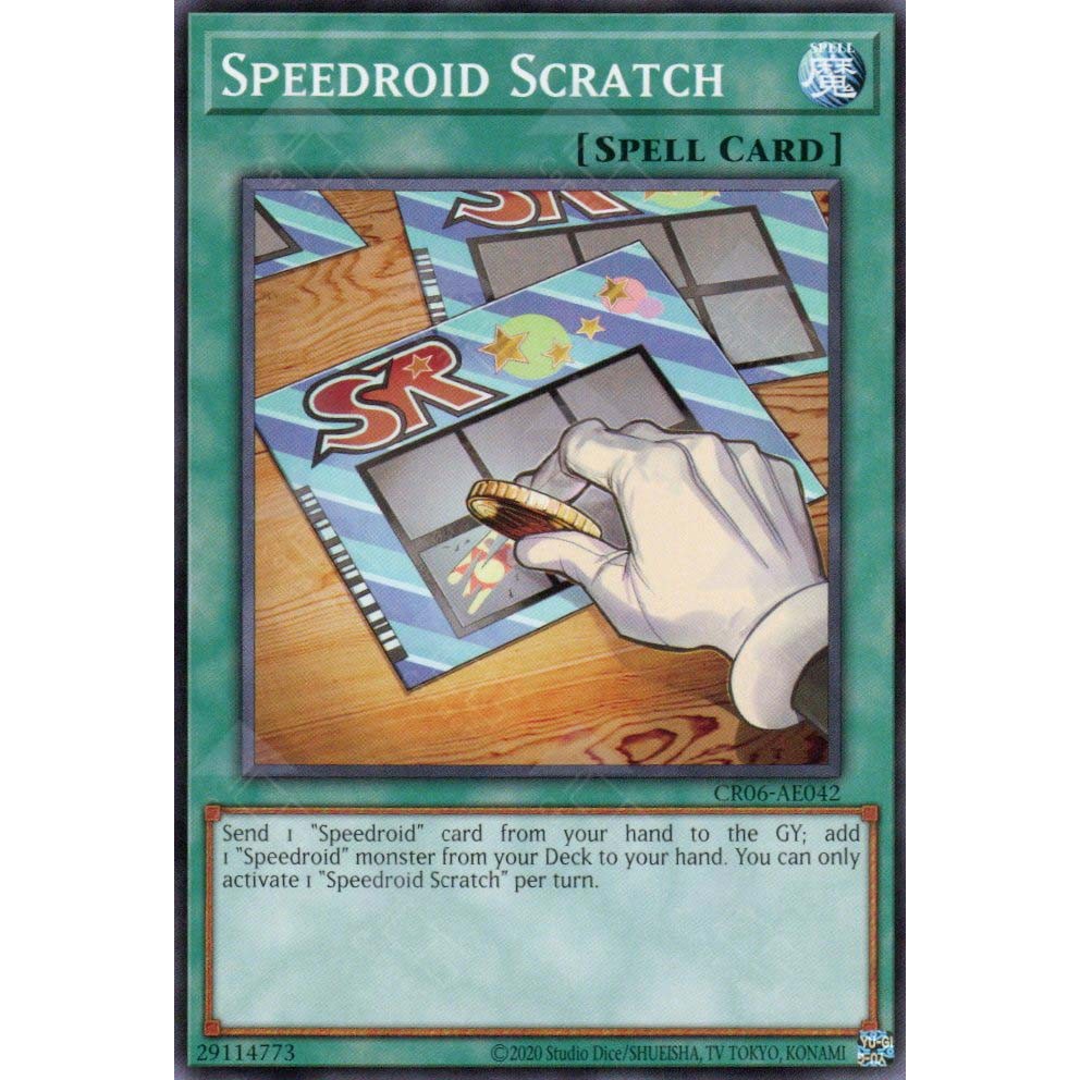 [ Bài Yugioh Chính Hãng ] CR06-AE042 Speedroid Scratch - Common ...
