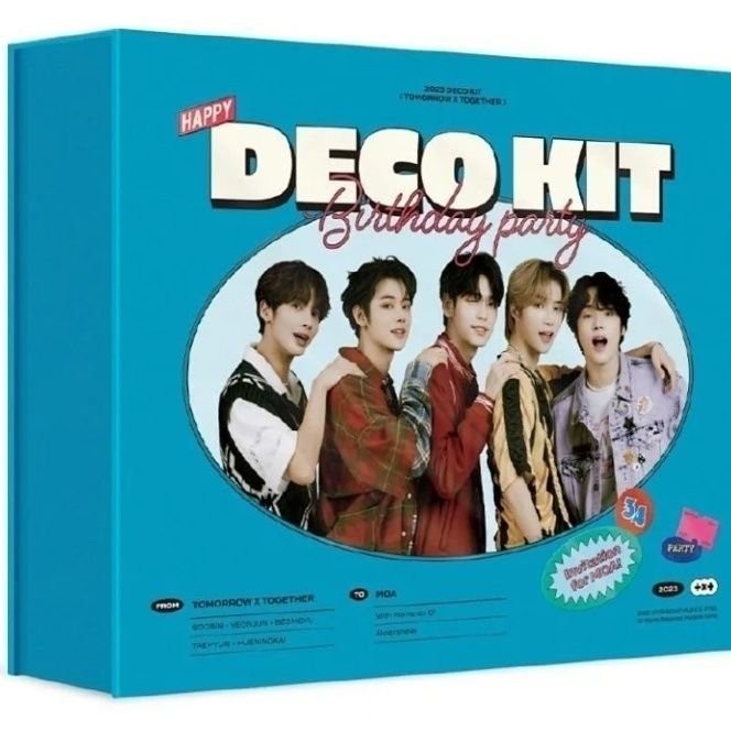 Giao Ngay Trong Nước Chính Hãng Chưa Mở TXT 2023 DECO KIT Hộp Gugu Choi Ranjun Choi Soobin Choi ...