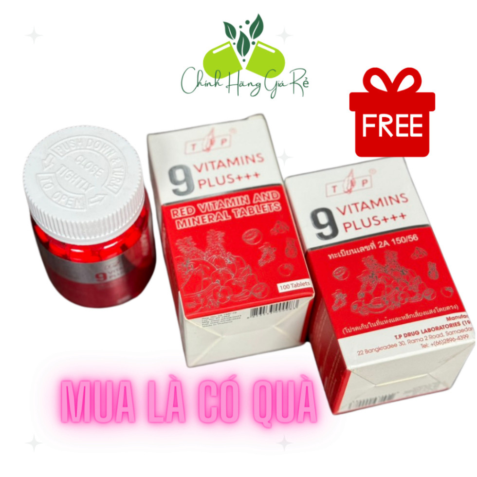 [Liệu Trình 2 Hộp] Vitamin TP Plus+++ 100 VIÊN TĂNG CÂN TRÁI CÂY TP ...