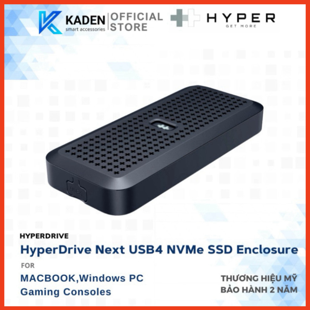 Box Ổ Cứng SSD Hyperdrive Next Usb4 Nvme Ssd Enclosure (Tặng Kèm Túi ...