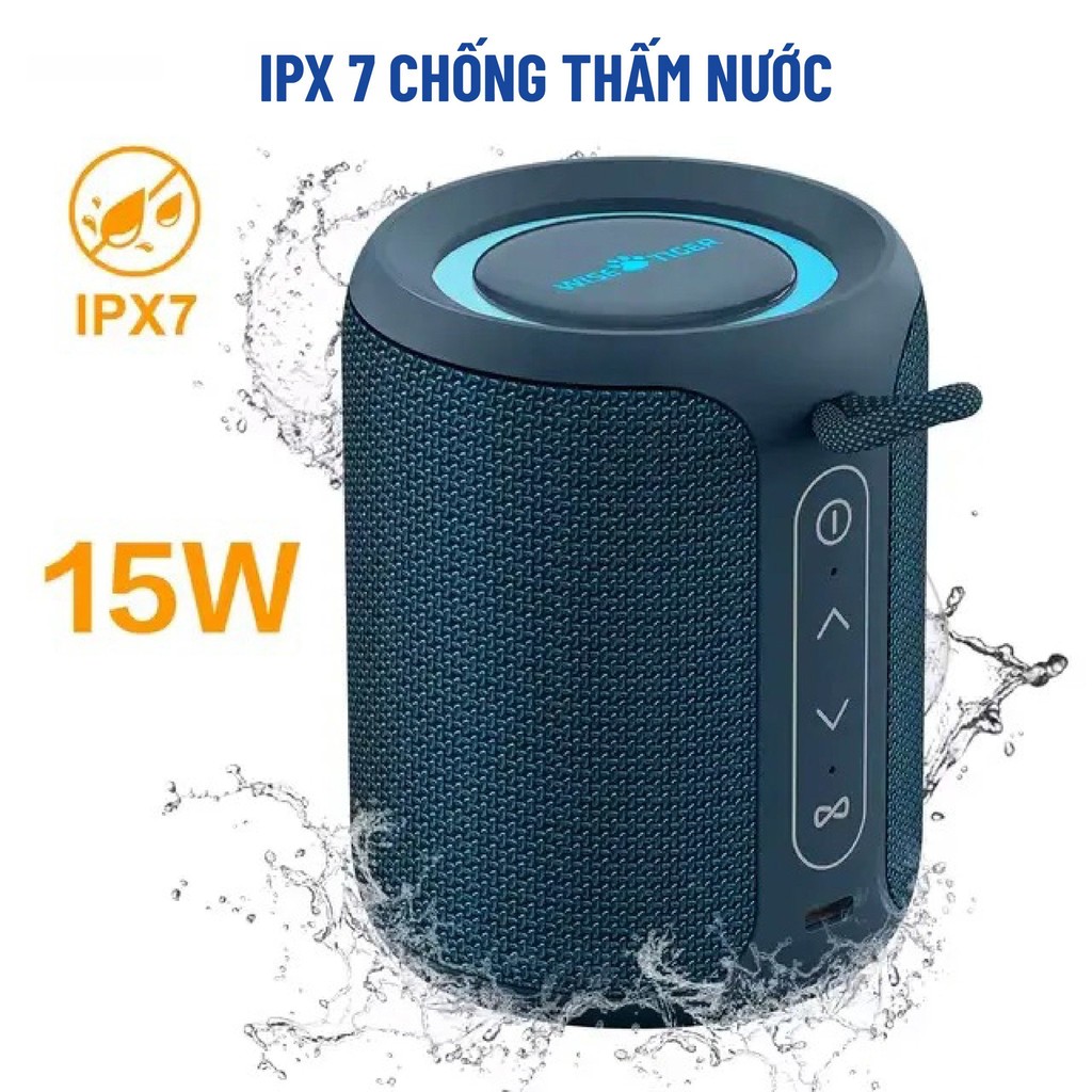 Loa Bluetooth Wise Tiger Xanh - P1S-BLUE | Shopee Việt Nam