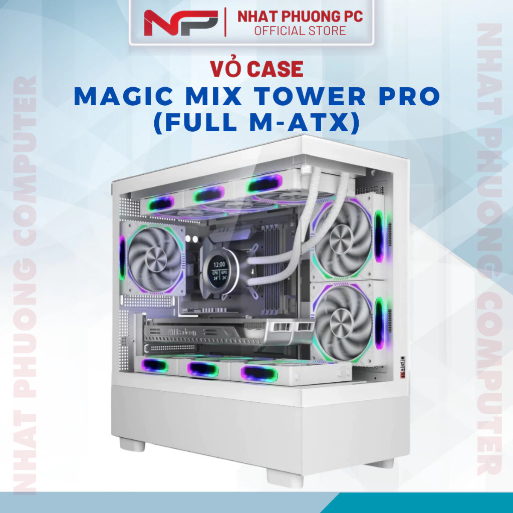 Case MAGIC MIX TOWER PRO (FULL M-ATX) - KHÔNG KÈM FAN | Shopee Việt Nam