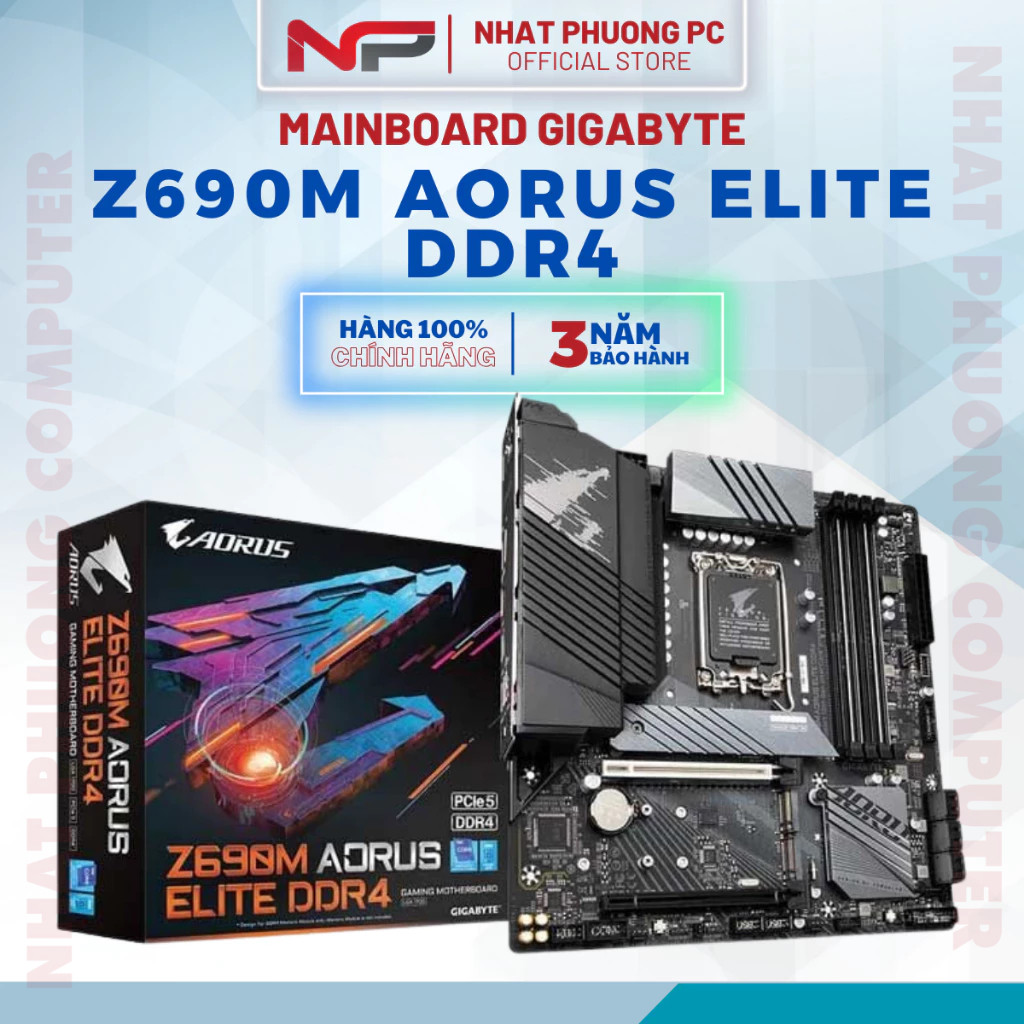 Mainboard Gigabyte Z690M AORUS ELITE DDR4 (Intel Z690M, Socket 1700, M ...