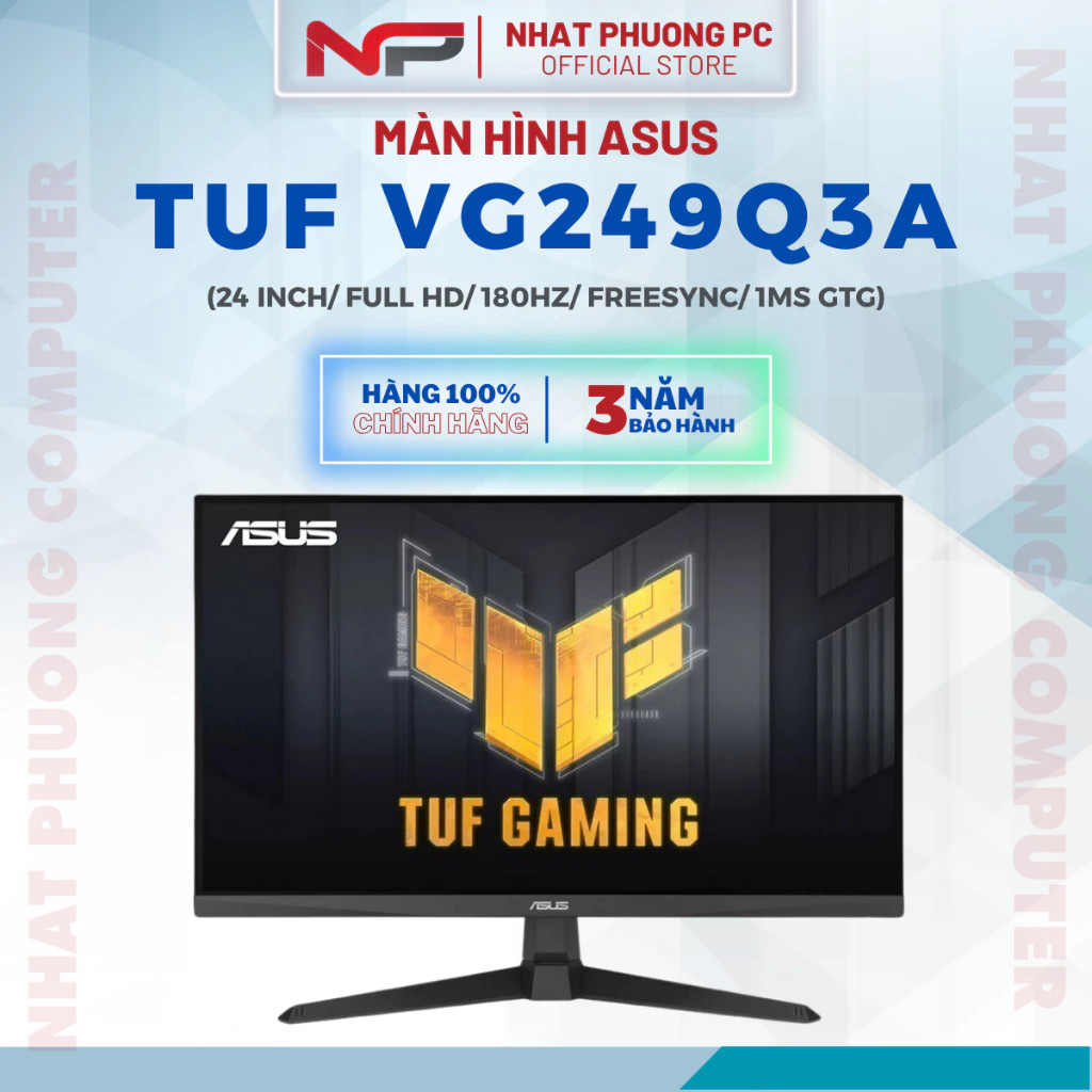 Màn Hình Gaming Asus TUF VG249Q3A (24 Inch/ Full HD/ 180Hz/ FreeSync ...