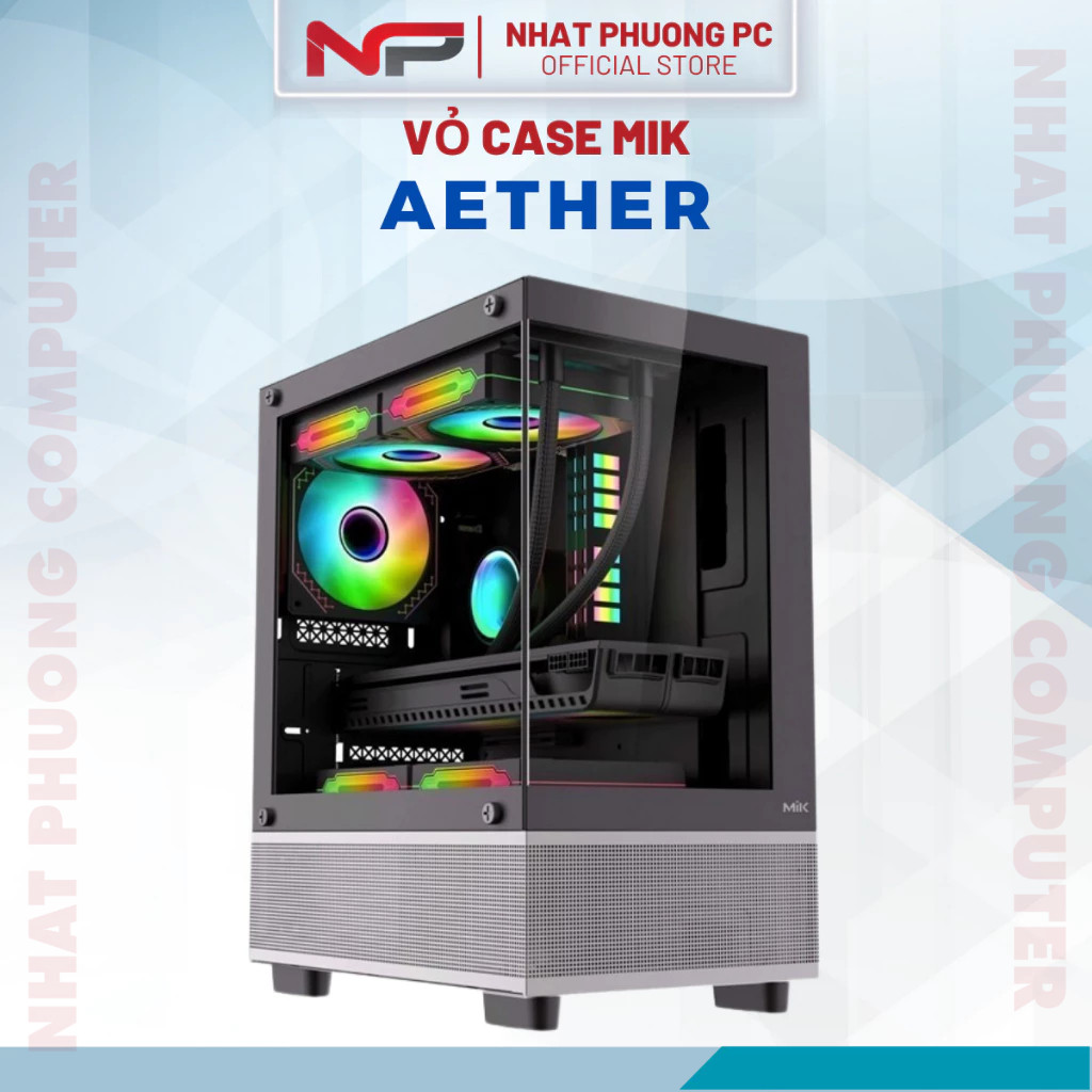 Case Máy Tính MIK Aether Black/White - hàng chính hãng | Shopee Việt Nam