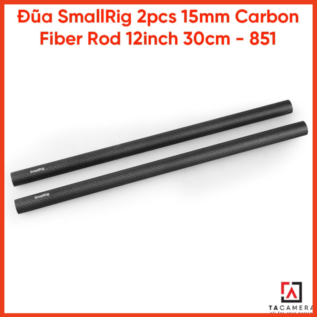 Đũa SmallRig 2pcs 15mm Carbon Fiber Rod 12inch 30cm - 851 | Shopee Việt Nam