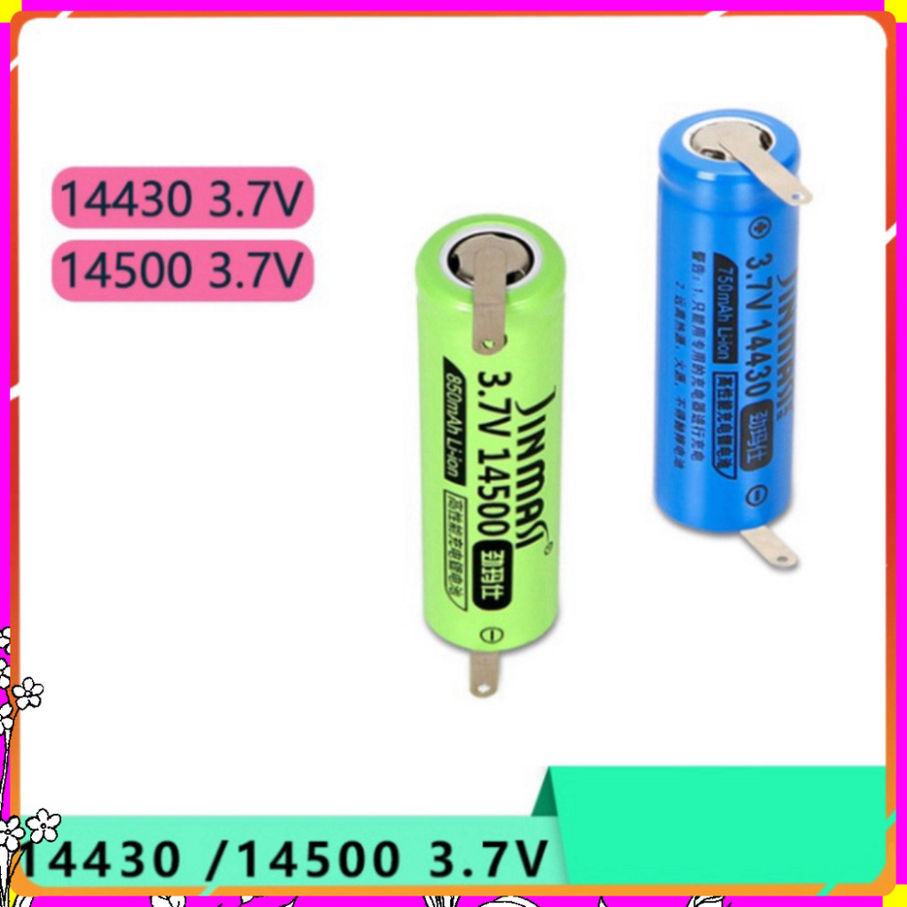 Pin Li-ion 14430 và 14500 3.7V, 750mAh dùng cho máy cạo râu Philips ...