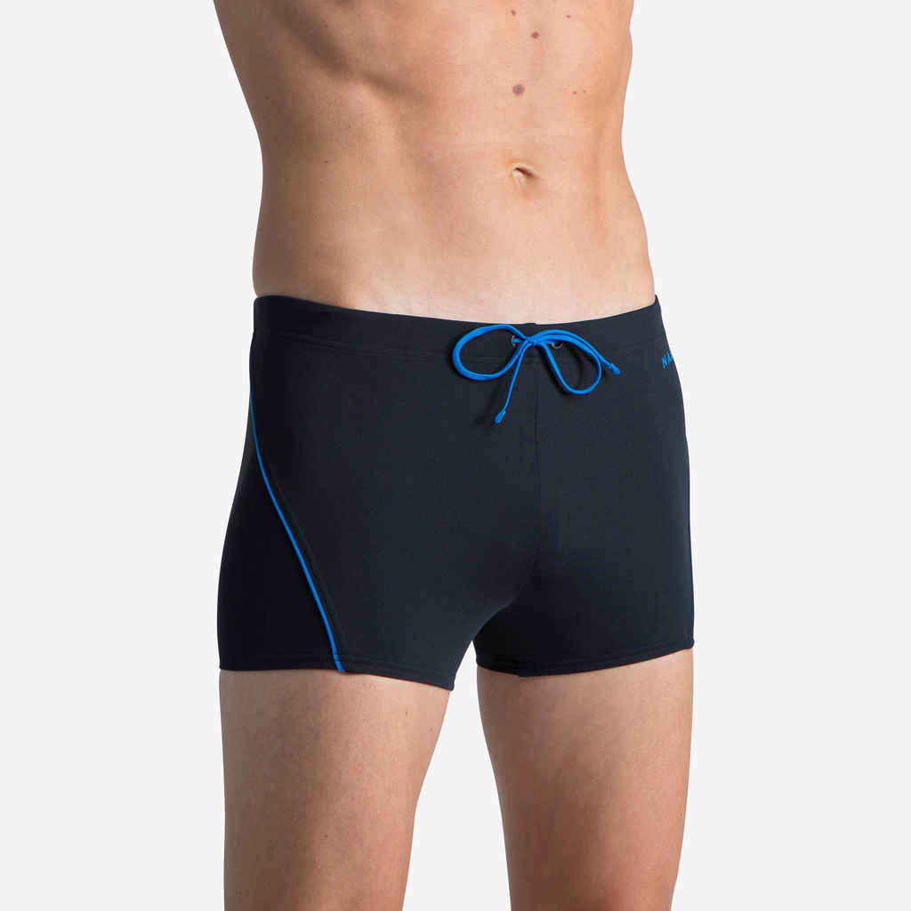 Quần bơi boxer 100 plus cho nam đen xanh dương DECATHLON NABAIJI mã ...