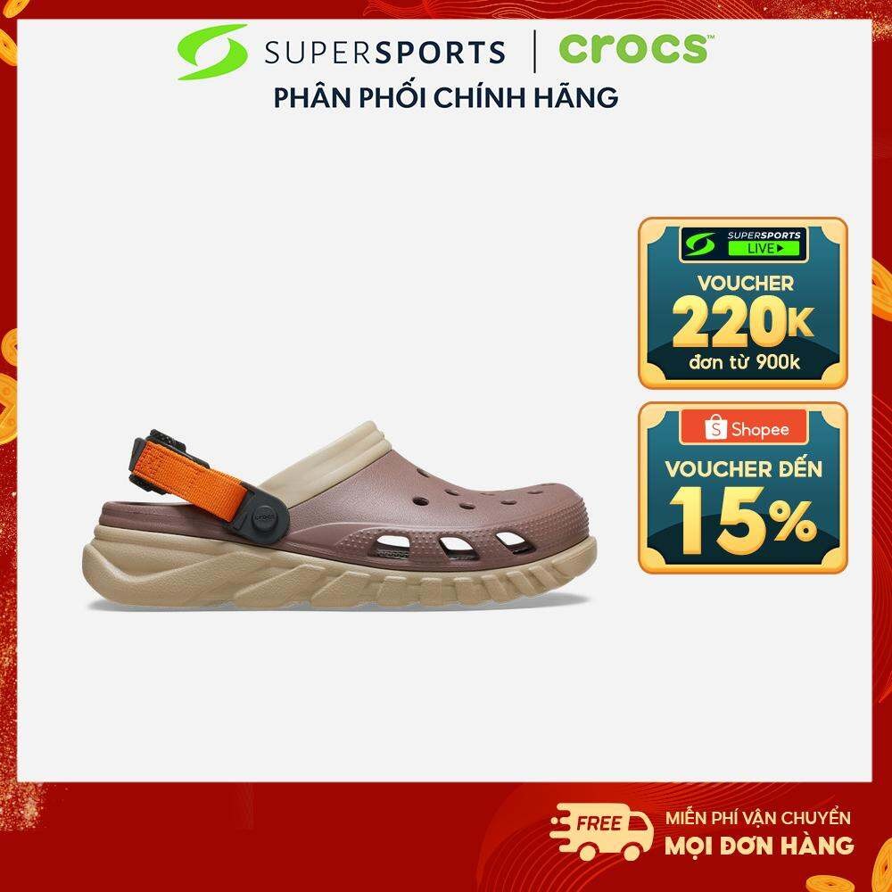 Giày Clog Unisex Crocs Duet Max Ii - Nâu - 208776-0LF LS0602 | Shopee ...