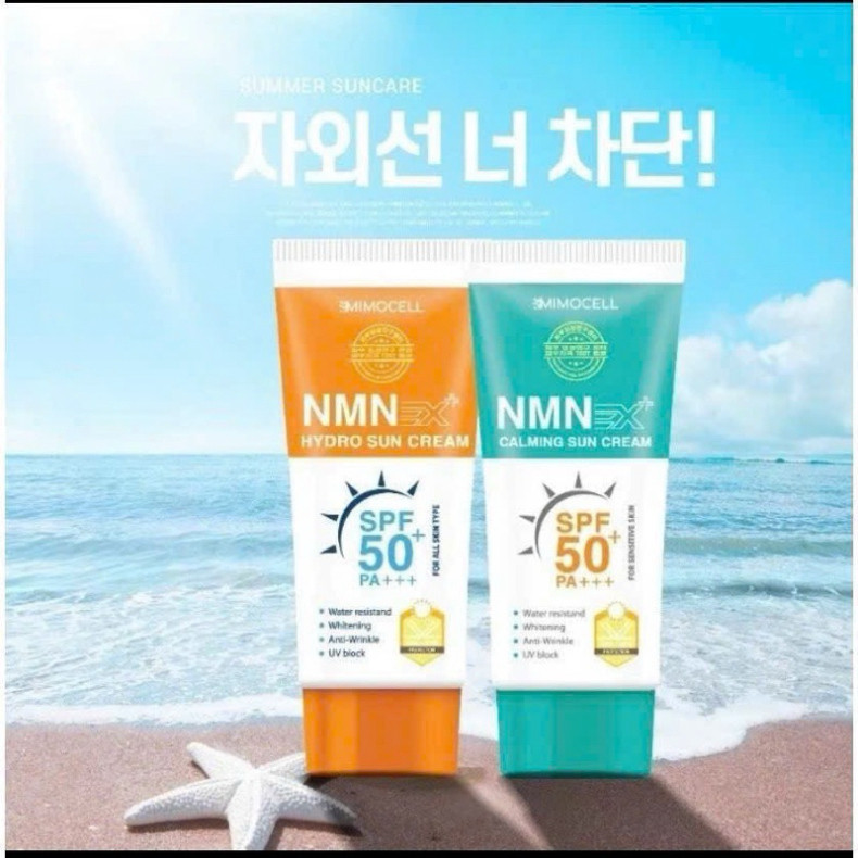 ( SALE UP TO 50%) Kem Chống Nắng NMN Mimocell SPF 50 PA+++ 50 ml, Collagen HYDRO SUN CREAM SPF50 ...
