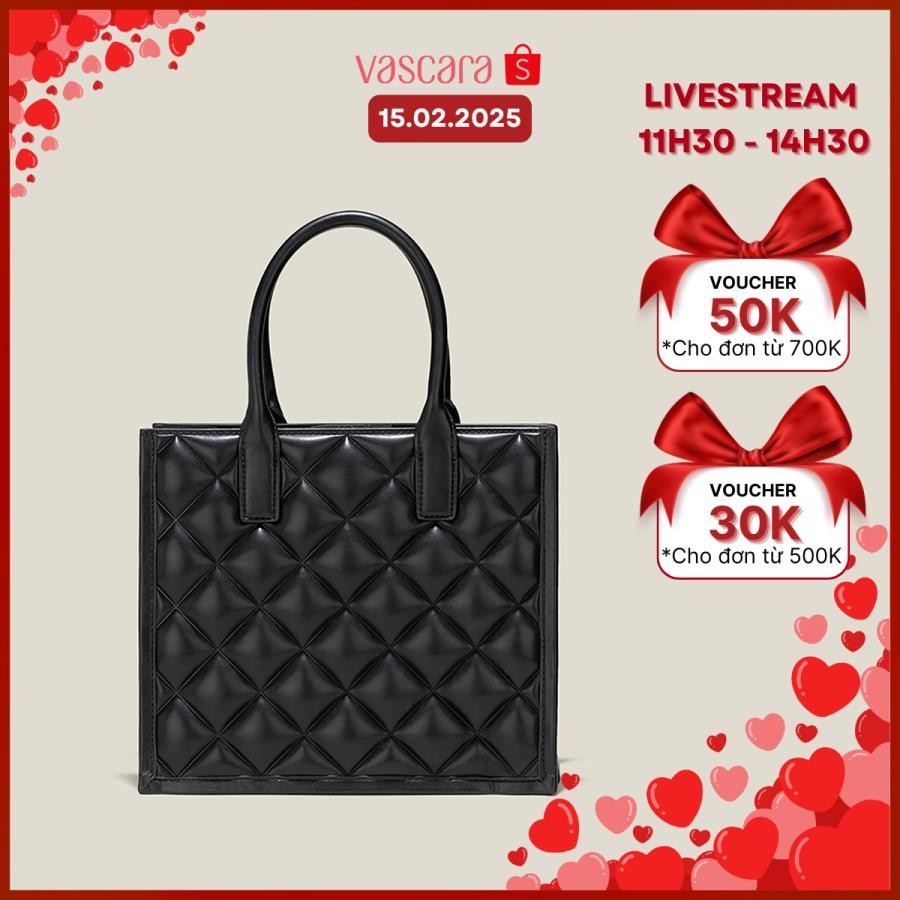 [Livestream 11H30 - 14H30 | 15.02] Vascara Túi Tote Cầm Tay Ép Khối ...