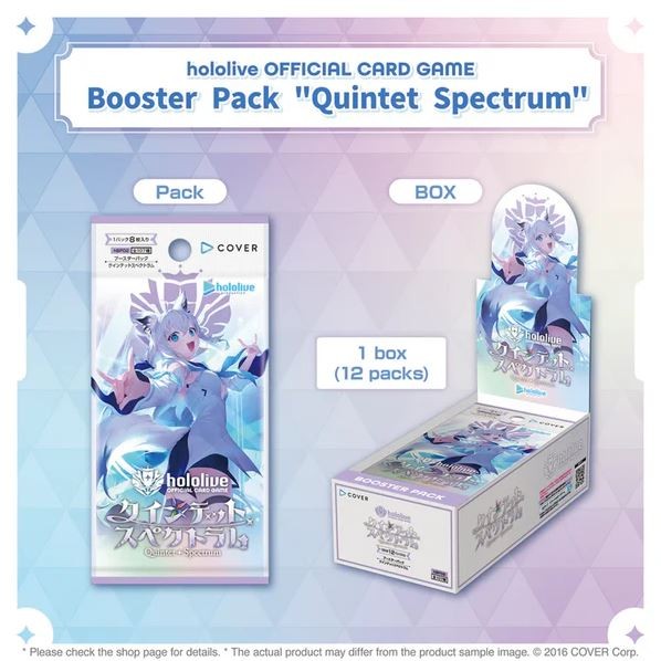 Hololive TCG - Quintet Spectrum BP02 - Booster Box - Thẻ bài Hololive chính hãng | Shopee Việt Nam