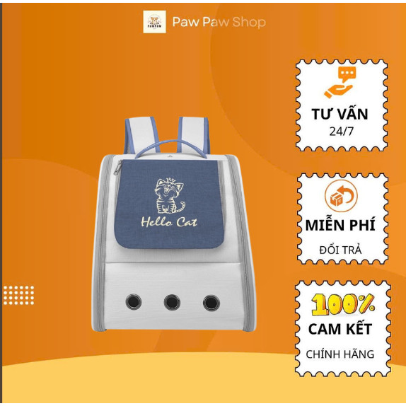 Balo phi hành gia mẫu mới vải hello cat dáng nghiêng | Paw Paw Shop ...
