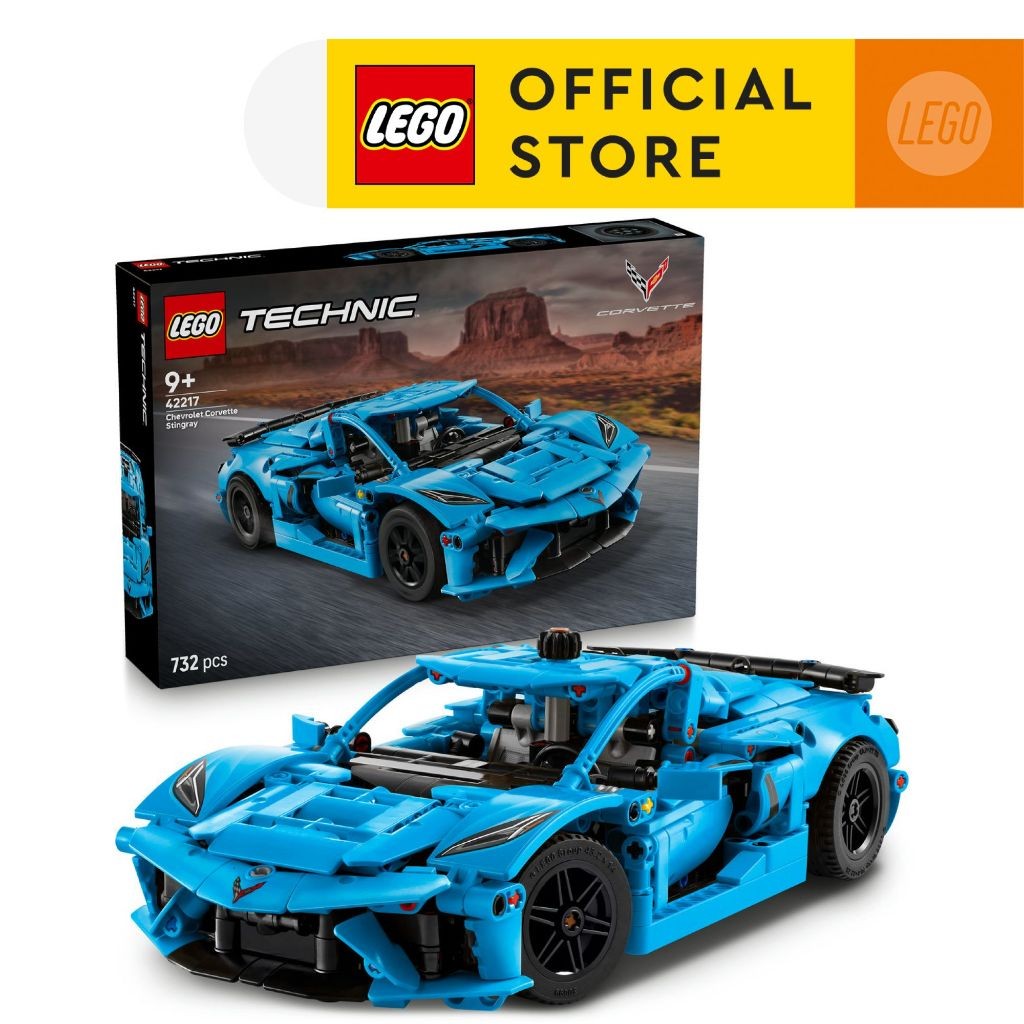 LEGO TECHNIC 42217-LG Đồ Chơi Lắp Ráp Siêu Xe Corvette Stingray Xanh ...