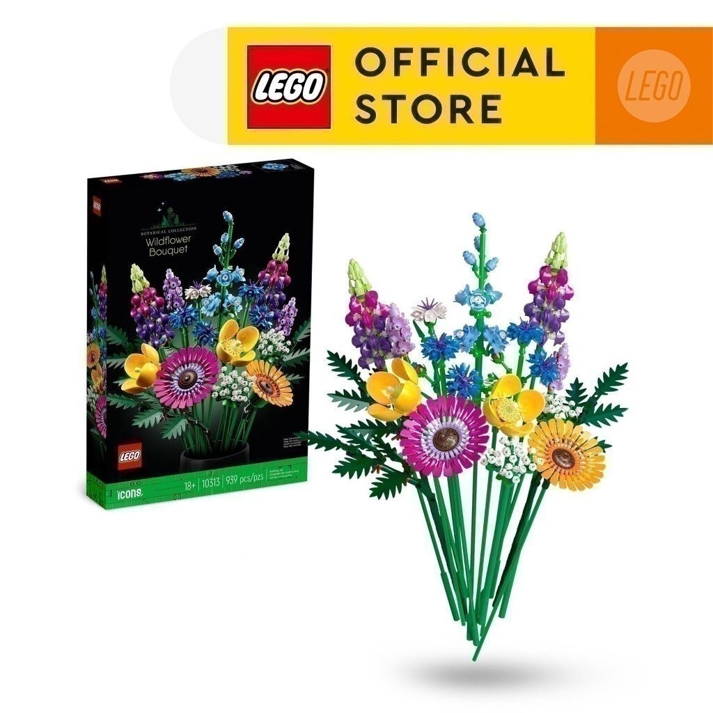 LEGO BOTANICALS 10313 Đồ chơi lắp ráp Bó Hoa Trang Trí LEGO (939 Chi ...