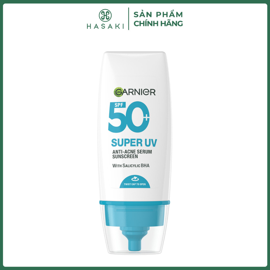 [DAILY] Serum Chống Nắng Garnier 12H Kiềm Dầu & Hỗ Trợ Giảm Mụn 30ml Serum Sunscreen SPF50+ PA ...
