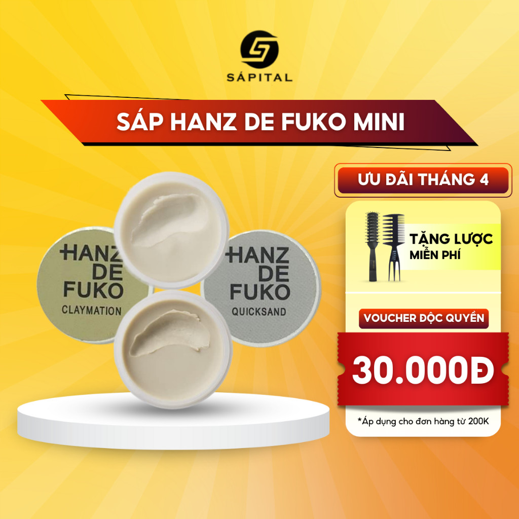 Sáp Vuốt tóc Hanz de Fuko bản Mini 7ml | Phiên bản trải nghiệm - Chính ...