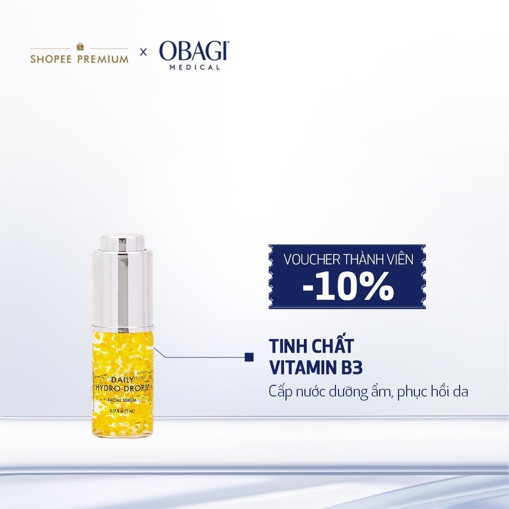 [Quà tặng không bán] Serum Vitamin B3 Cấp Nước Dưỡng Ẩm Phục Hồi Da Daily Hydro-Drops 5ml ...