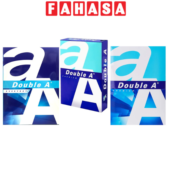 Giấy Photo Double A - A5/70 gsm, A4/70 gsm, A4/80 gsm, A3/80 gsm - Fahasa VPP Tặng 1 Bìa Nút ...