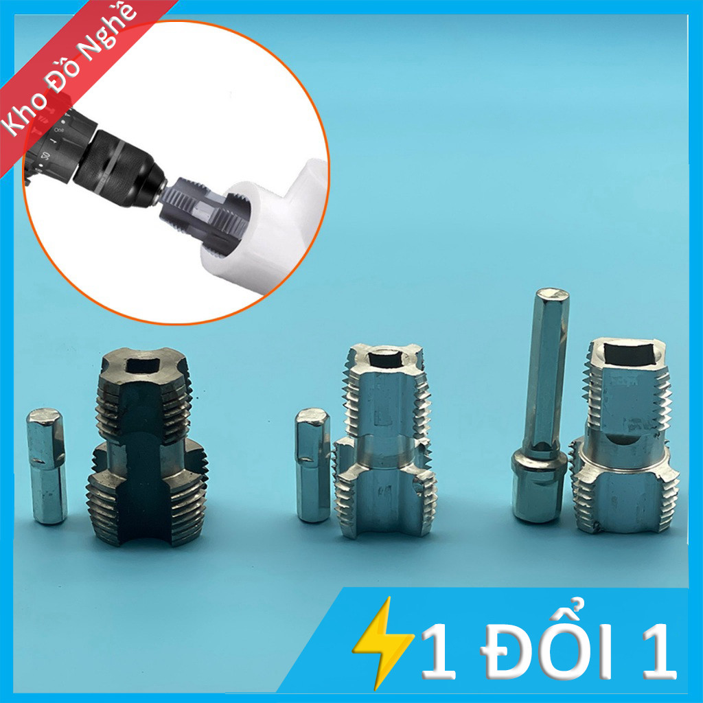 Mũi Taro Ren Trong Ống Nước Nhựa Phi 21 và 27 Bằng Sắt - Hợp Kim Nhôm ...