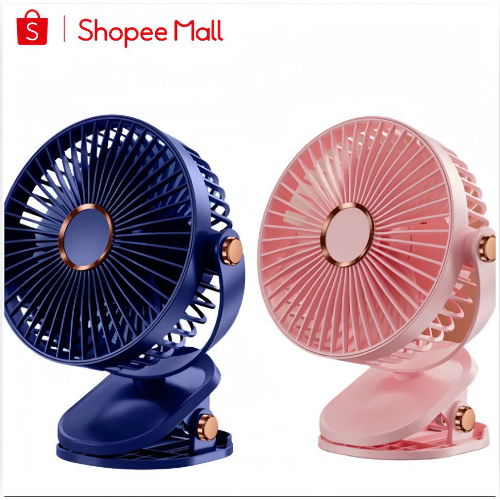 Quạt mini để bàn 5 mức độ có đèn led pin 5000 MHA Và 10000 MHA ...