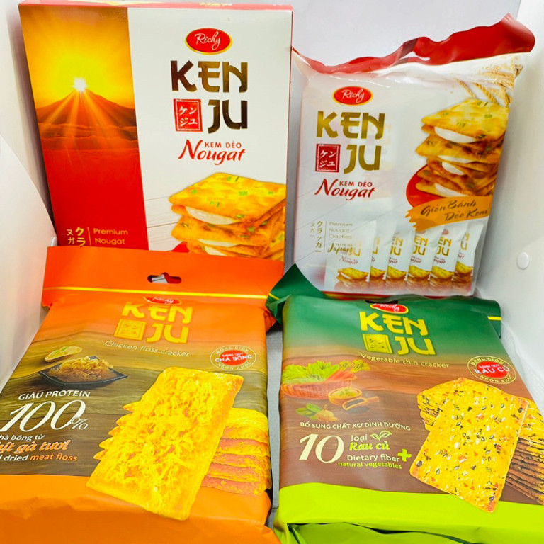 Bánh Richy Kenju Quy Rau Củ Vegettable (gói 192g) - Hàng chính hãng ...