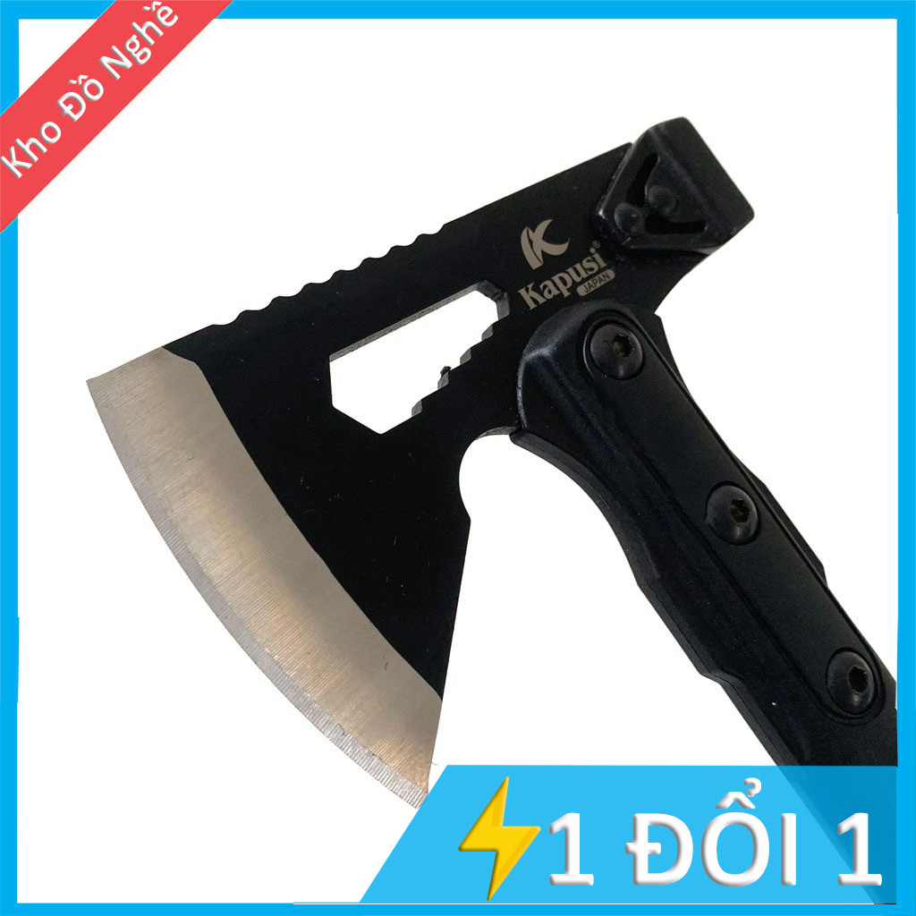 Búa rìu đa năng Kapusi K-9507 375mm thép carbon 6 trong 1, Rìu dã ngoại ...
