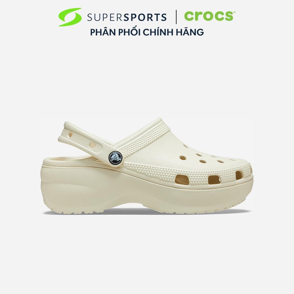 Giày Clog Nữ Crocs Classic Platform Bone - Be - 206750-2Y2 ADS1 LS100 ...