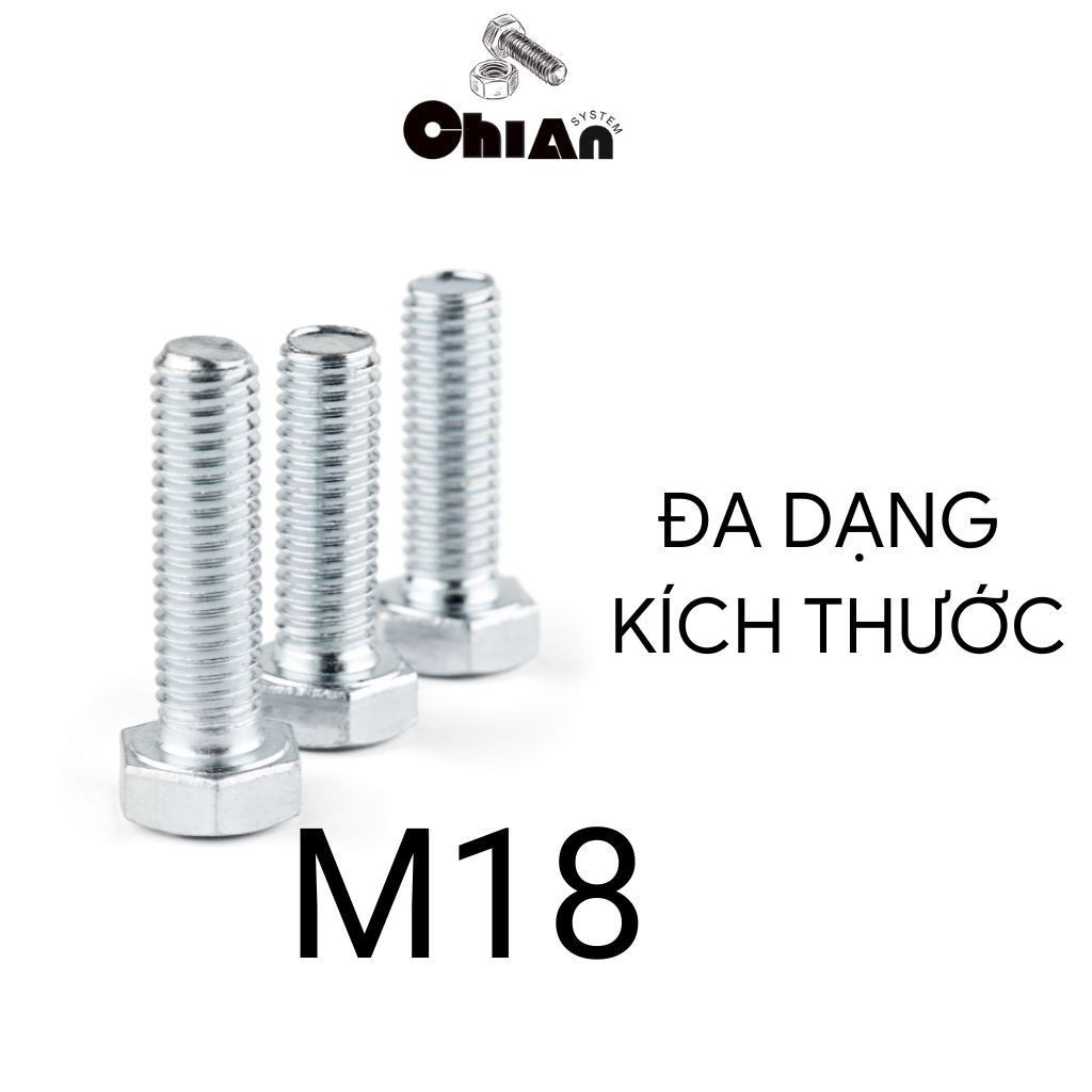 1KG/ 0.5KG Bu Lông Mạ Trắng Chống Gỉ – Bulong Thép Mạ Kẽm – Phụ Kiện Cơ ...