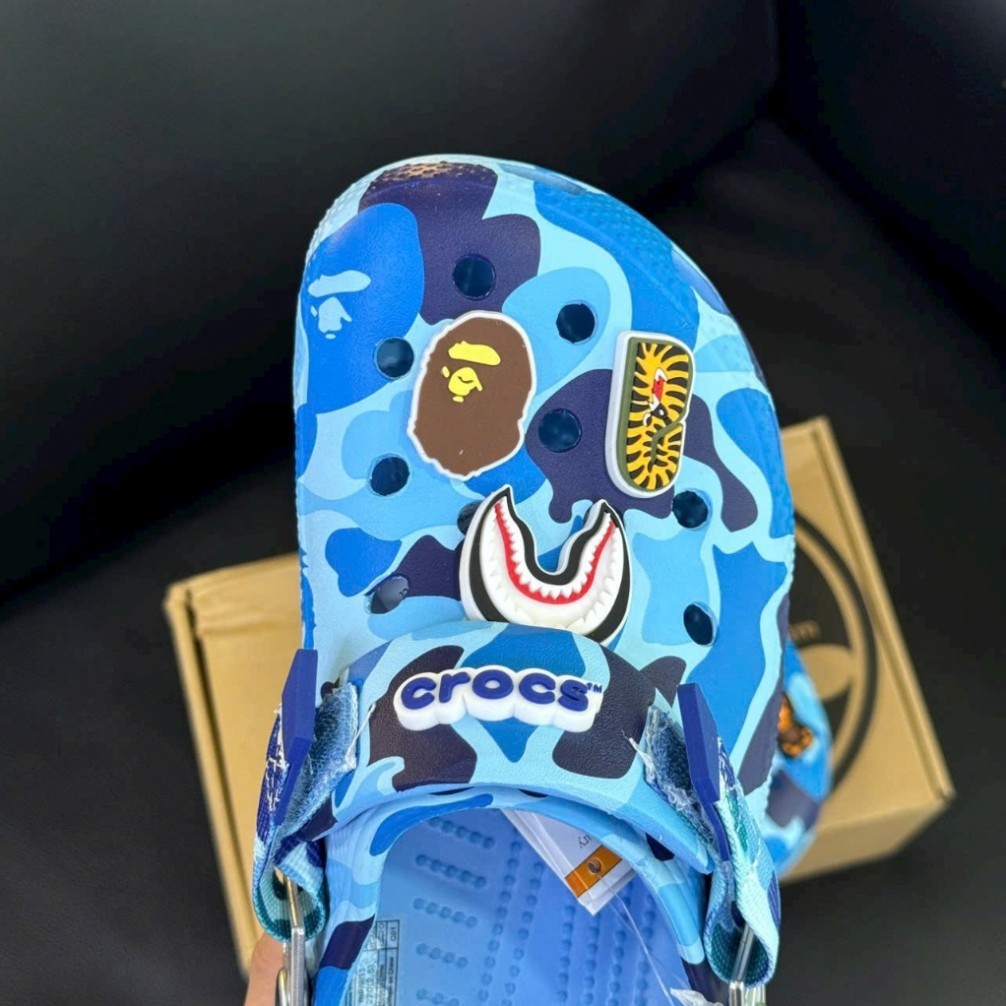dép Crocs BAPE x Crocs Classic Clog | Shopee Việt Nam