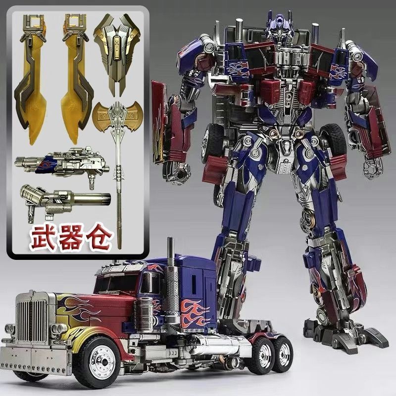 Anh hùng Transformers Optimus Prime OP Mô hình xe robot hợp kim, mô ...