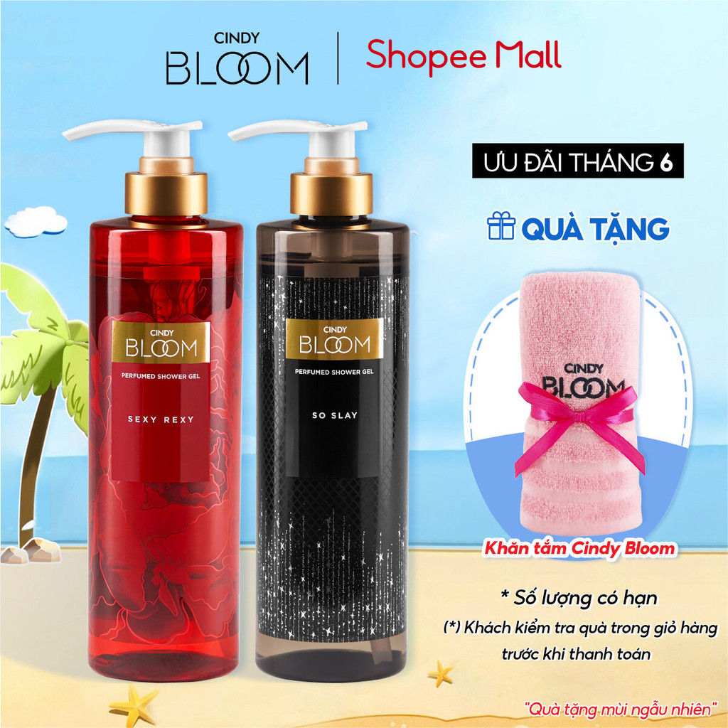 Combo Sữa tắm nước hoa Cindy Bloom Sexy Rexy Quyến rũ + So Slay Thu hút 640g/chai | Shopee Việt Nam