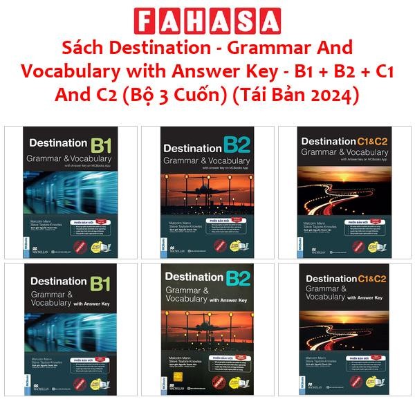 Sách Destination - Grammar And Vocabulary with Answer Key - B1 + B2 + C1 & C2 (Tái Bản 2025 ...