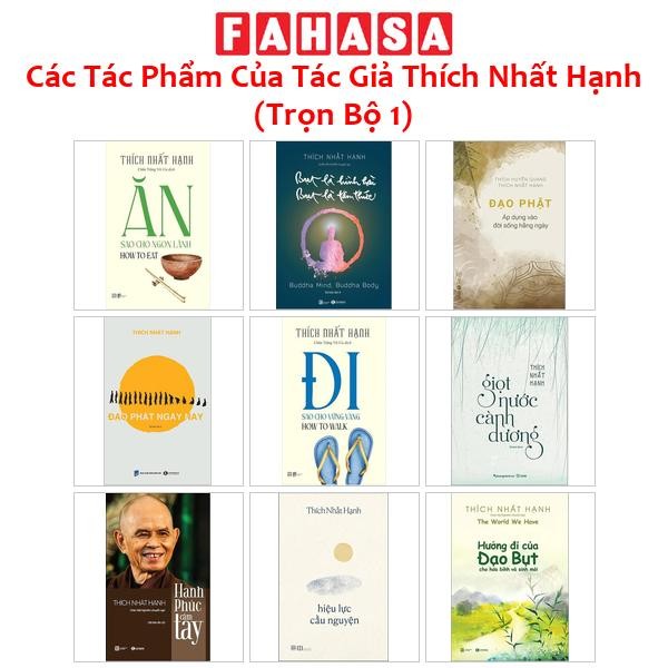 Sách - Các Tác Phẩm Của Tác Giả Thích Nhất Hạnh (Trọn Bộ 1) | Shopee ...