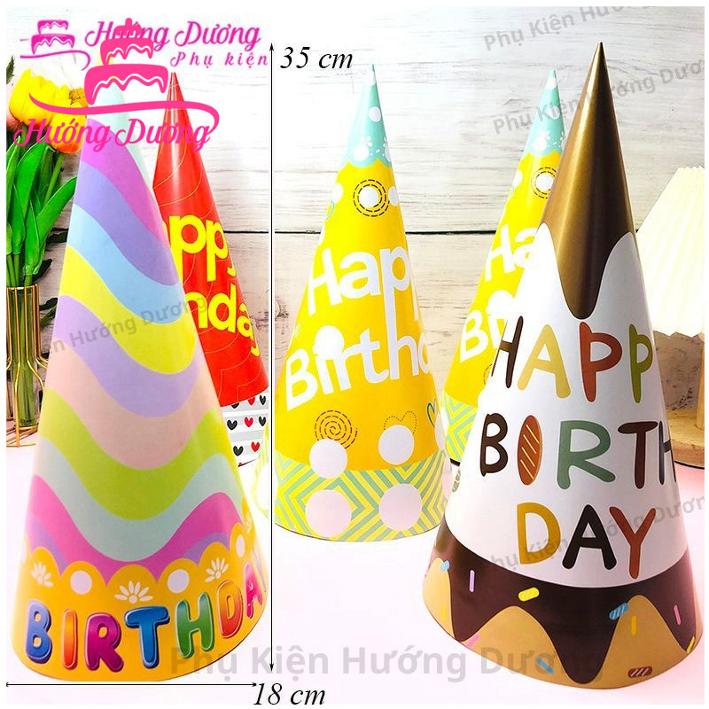 1 Chiếc Mũ Trung HPBD 35cm Màu Ngẫu Nhiên Dành Cho Người Lớn Phụ Kiện ...