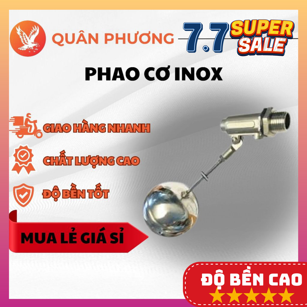 Phao Cơ Inox Chống Tràn - Phi 27/Phi 21 - Inox 304, Chống Gỉ, Chịu Áp ...