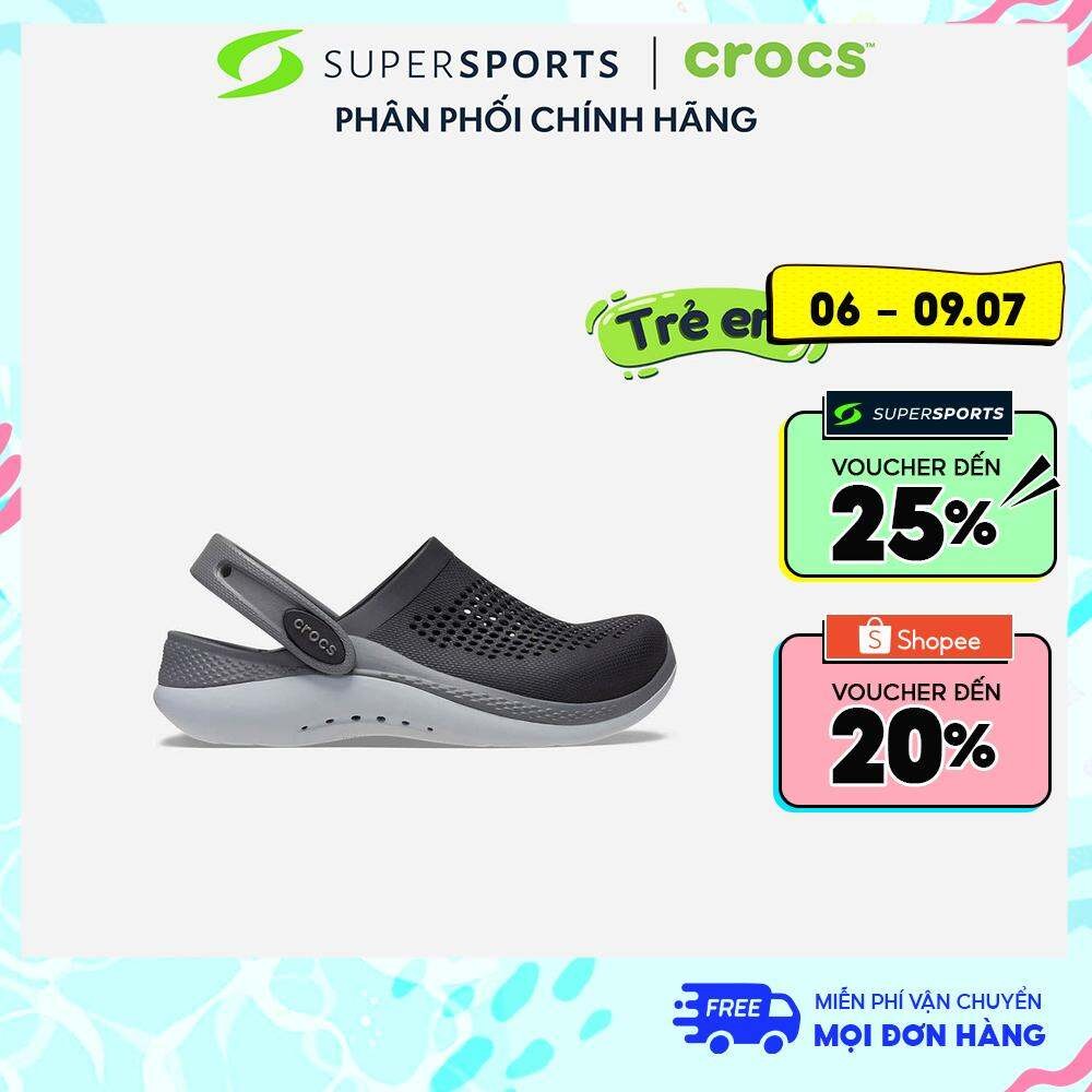 Giày Clog Trẻ Em Crocs Literide 360 - Đen - 207021-0DD LS500 | Shopee ...