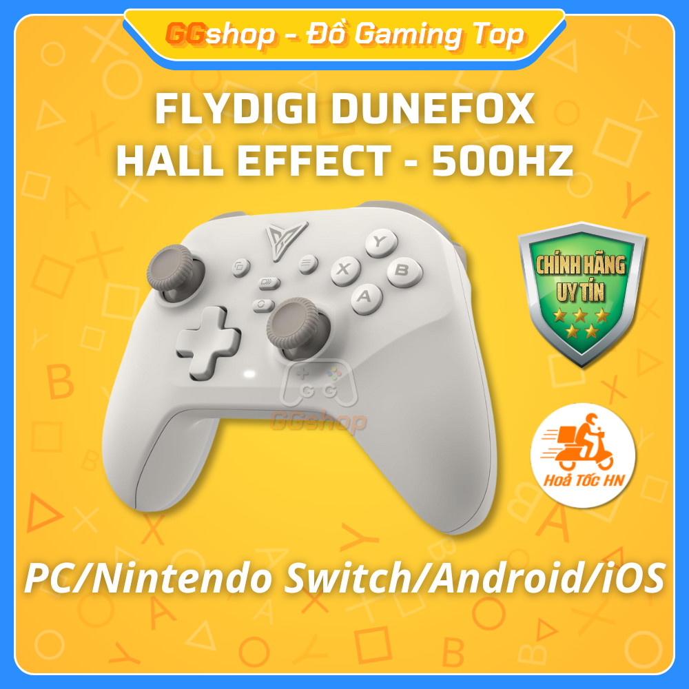 Tay Cầm Chơi Game Flydigi Dune Fox Hall Effect 500Hz Cho PC/Nintendo ...