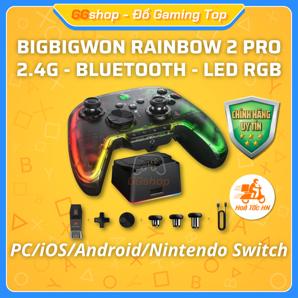 Tay Cầm BIGBIGWON Rainbow 2 Pro Chơi Game PC/iOS/Android/Nintendo ...