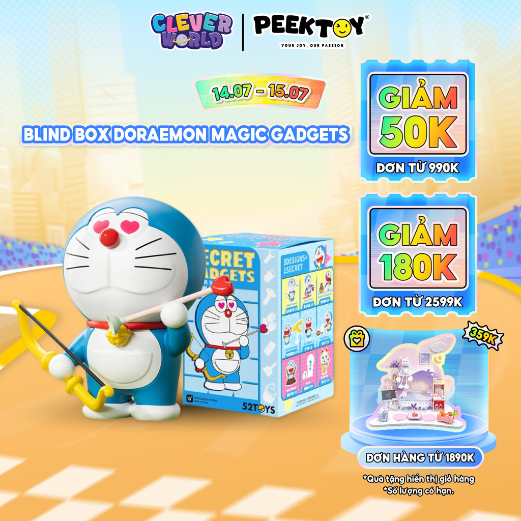 Blind Box Hộp Mù Doraemon Magic Gadgets 52TOYs Chính Hãng Đồ Chơi Mô ...