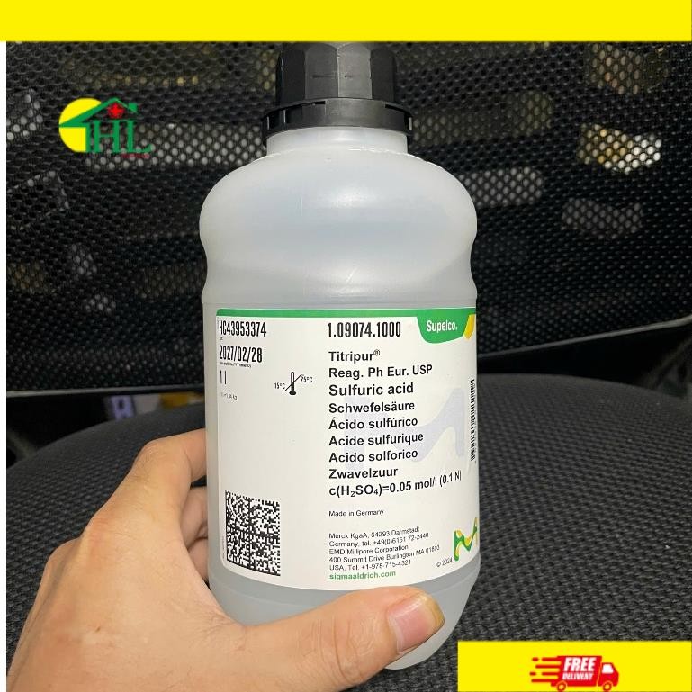 Hóa chất c(H2SO4) Acid sulfuric - Titripur - thí nghiệm | Shopee Việt Nam