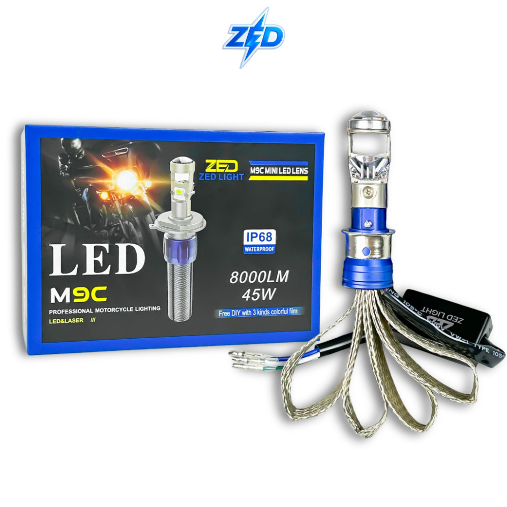Đèn LED Pha Bi Cầu M9C ZED LIGHT - 45W Siêu Sáng, Chiếu Xa Hơn 150m ...