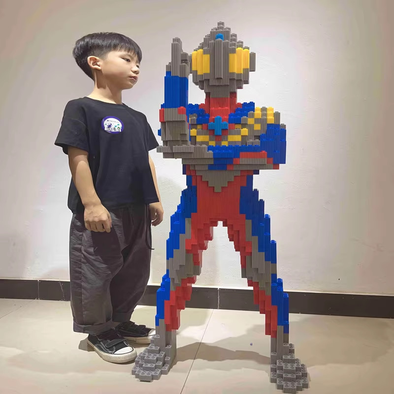 Tương thích với LEGO 1.0m Bộ xếp hình Ultraman khổng lồ, đồ chơi lắp ...