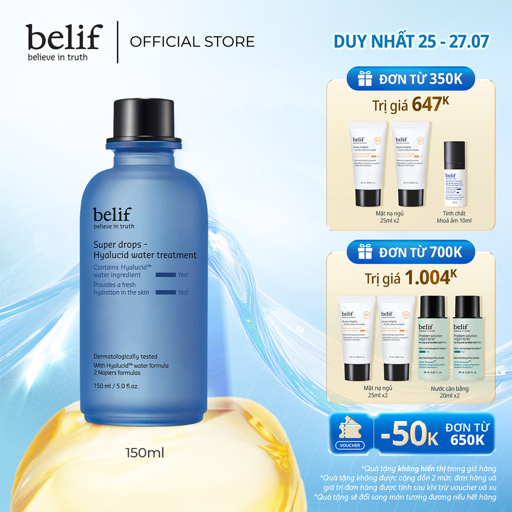 [belif Official] Nước dưỡng cấp ẩm chuyên sâu chống oxy hóa belif Super ...