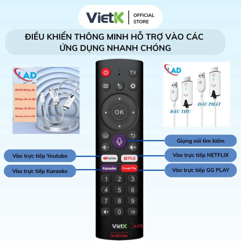 Android TV Box VietK VBox 8K, chạy Android 12, GPU 8K, hỗ trợ 4K Ultra ...