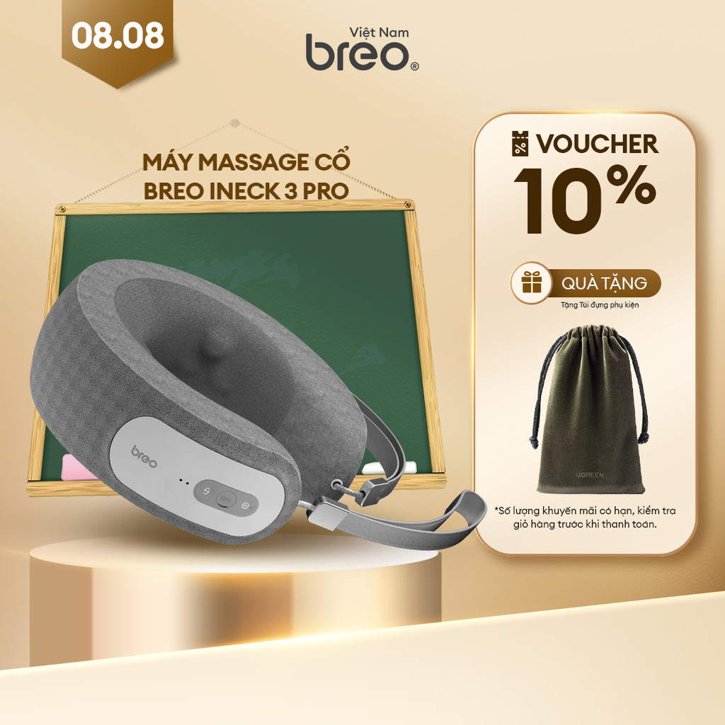 Máy Massage cổ BREO iNeck 3 Pro | 3 chế độ Massage | Giảm đau cổ | Tăng ...