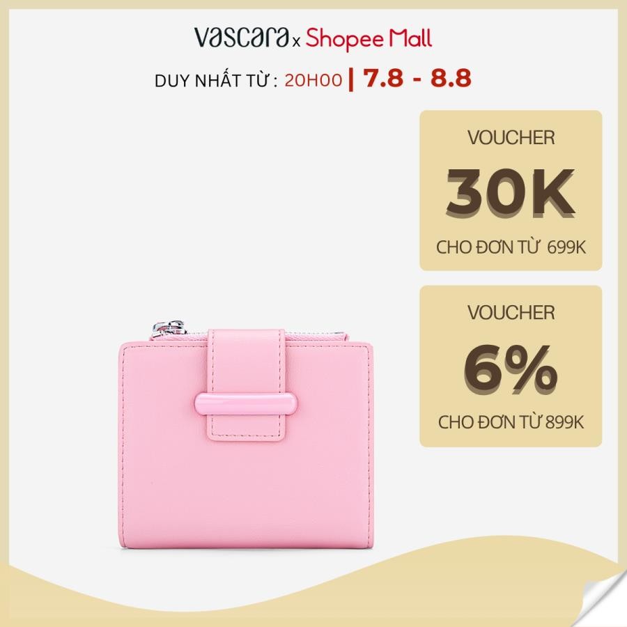 [Voucher 30K | 8.8] Vascara Ví Mini Cầm Tay Nhấn Khóa Cùng Màu - WAL ...